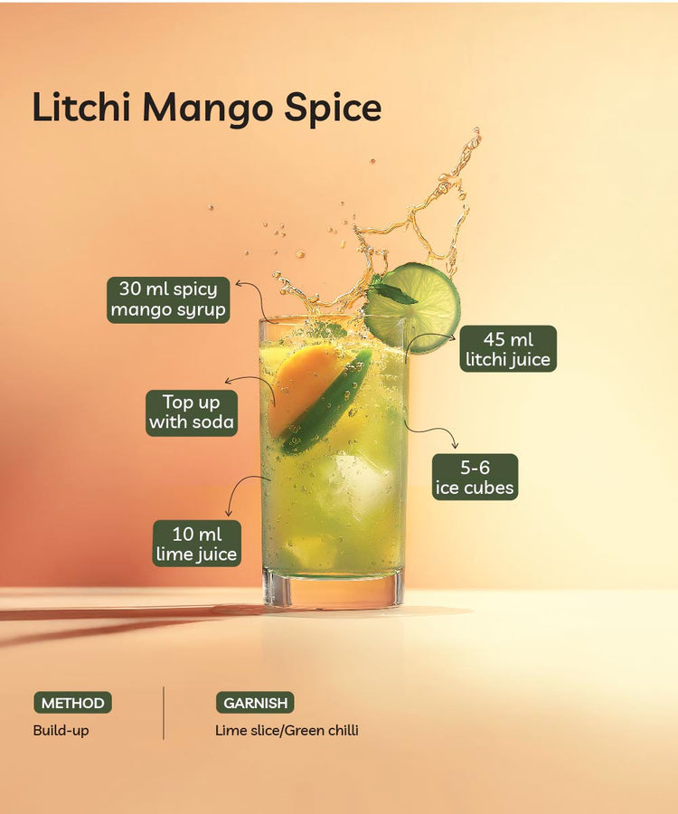 Litchi mango Spice- Spicy Mango Syrup – Barisco
